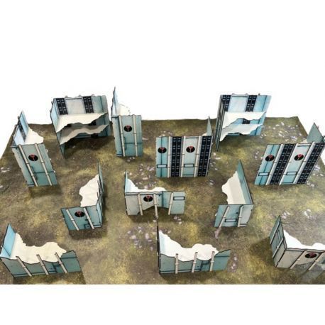 WTC TERRAIN - ALL RUINS PACK - New Order World escenografía WTC40K for ...