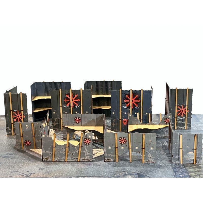 WTC TERRAIN - ALL RUINS PACK - Chaos World escenografía WTC40K for ...