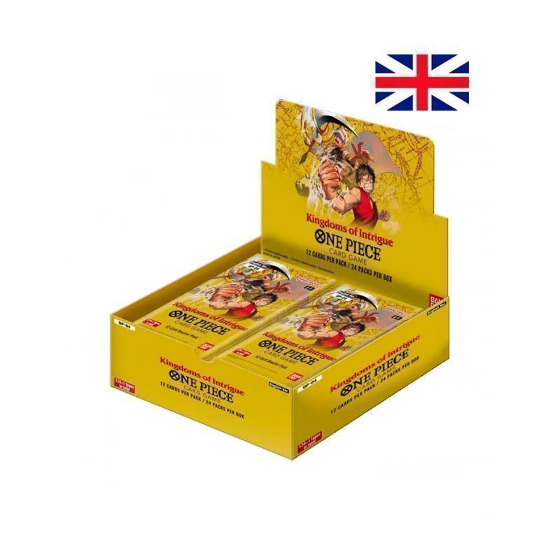 One Piece Card Game -Booster Box OP04 Kingdoms of Intrigue (24 Packs ...