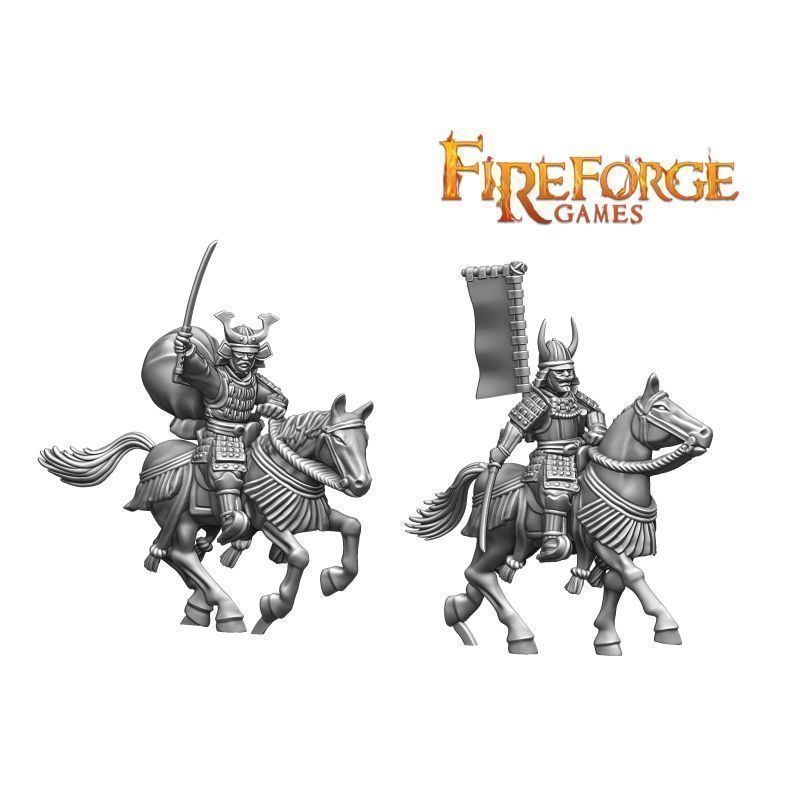 Mounted Samurai (12 cavalry models) Fireforge Games