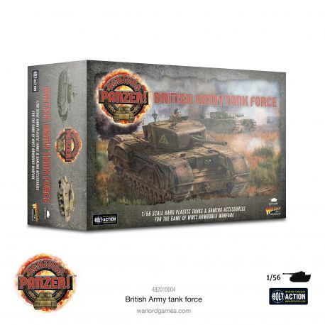 Achtung Panzer. British Army Tank Force Warlord Games