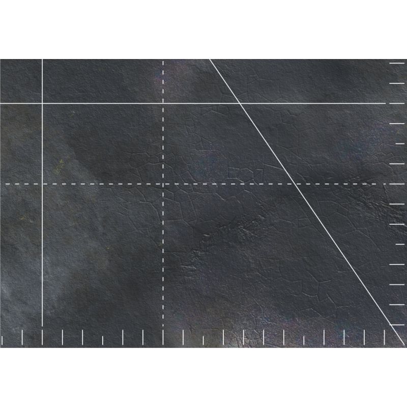 Lost City mat 44'X60' with deployment zones for warhammer 40k Bandua Mats