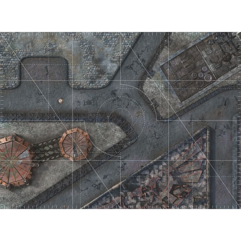 Imperiacl City 1 mat 44'X60' with deployment zones for warhammer 40k ...