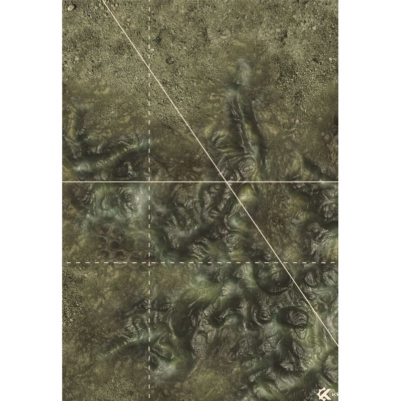 Swarm Hive Play Mat 44"X60" by KRB STUDIO with deployment zones for ...