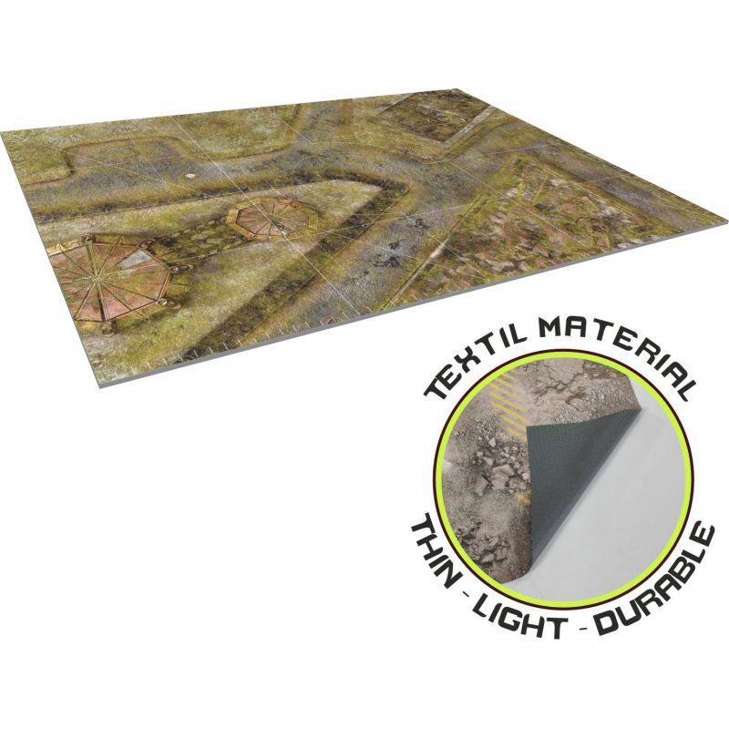 Imperial City Jungle 1 mat 44''X60'' with deployment zones for ...