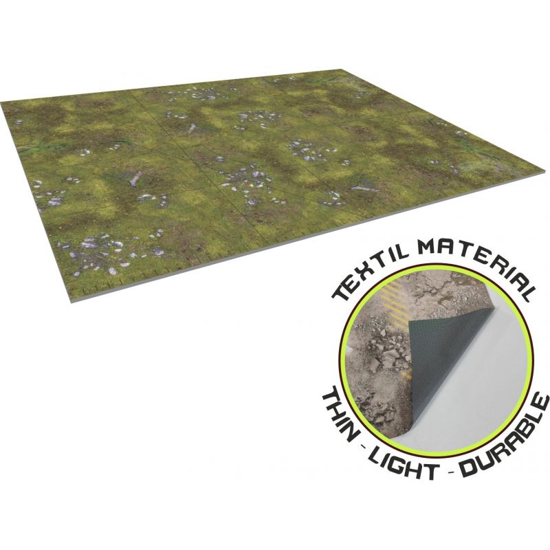Highlands mat 44''X60'' with deployment zones for warhammer 40k TEXTIL ...